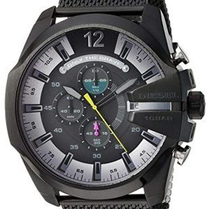 Diesel | Accessories | Diesel Mens Mega Chief Chronograph Black ...